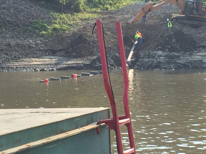 Outfall Diffuser Installation at an Industrial Facility on the ...